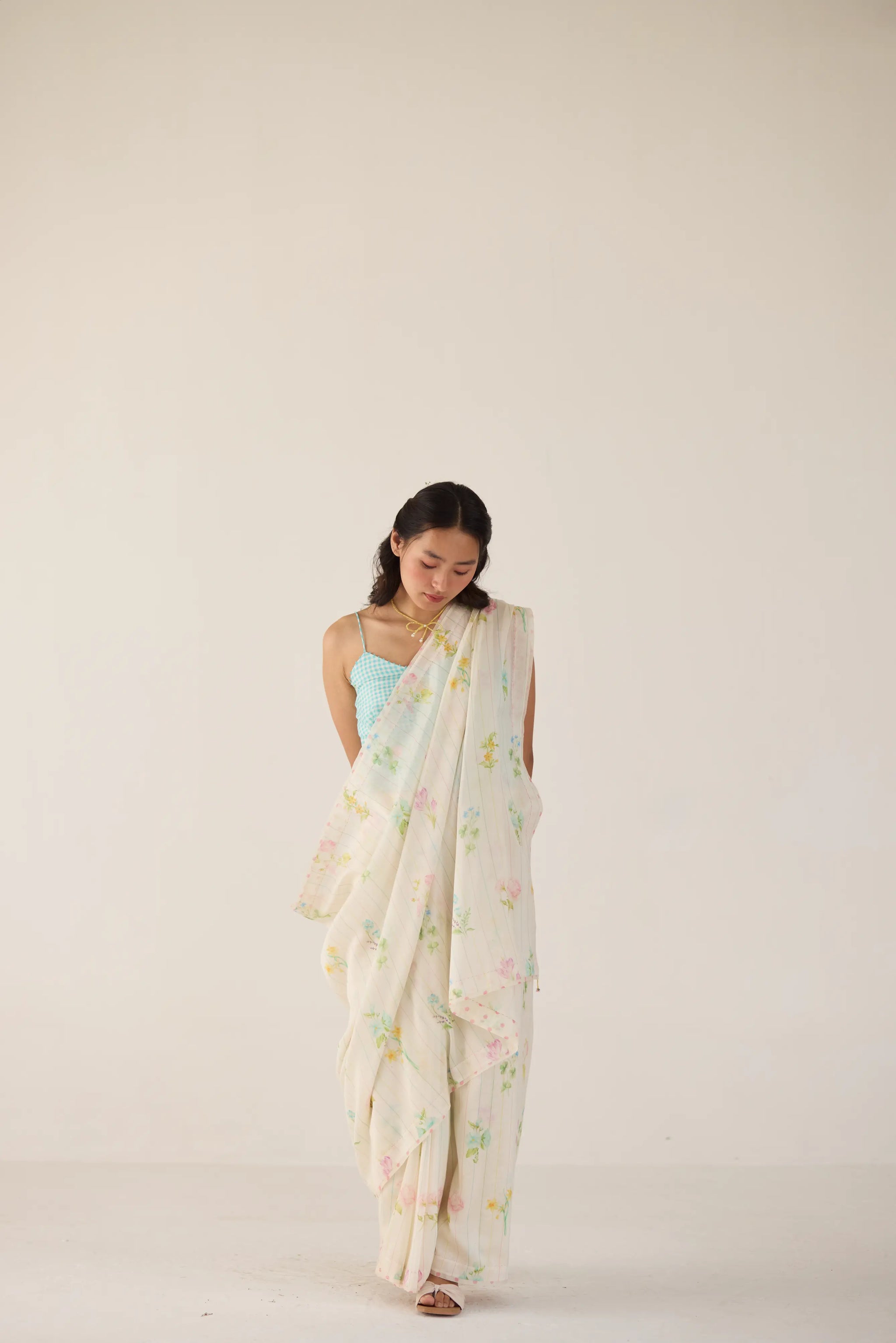 Nadiya Paar - Sun Kissed Valley Silk and Cotton Chanderi Sari